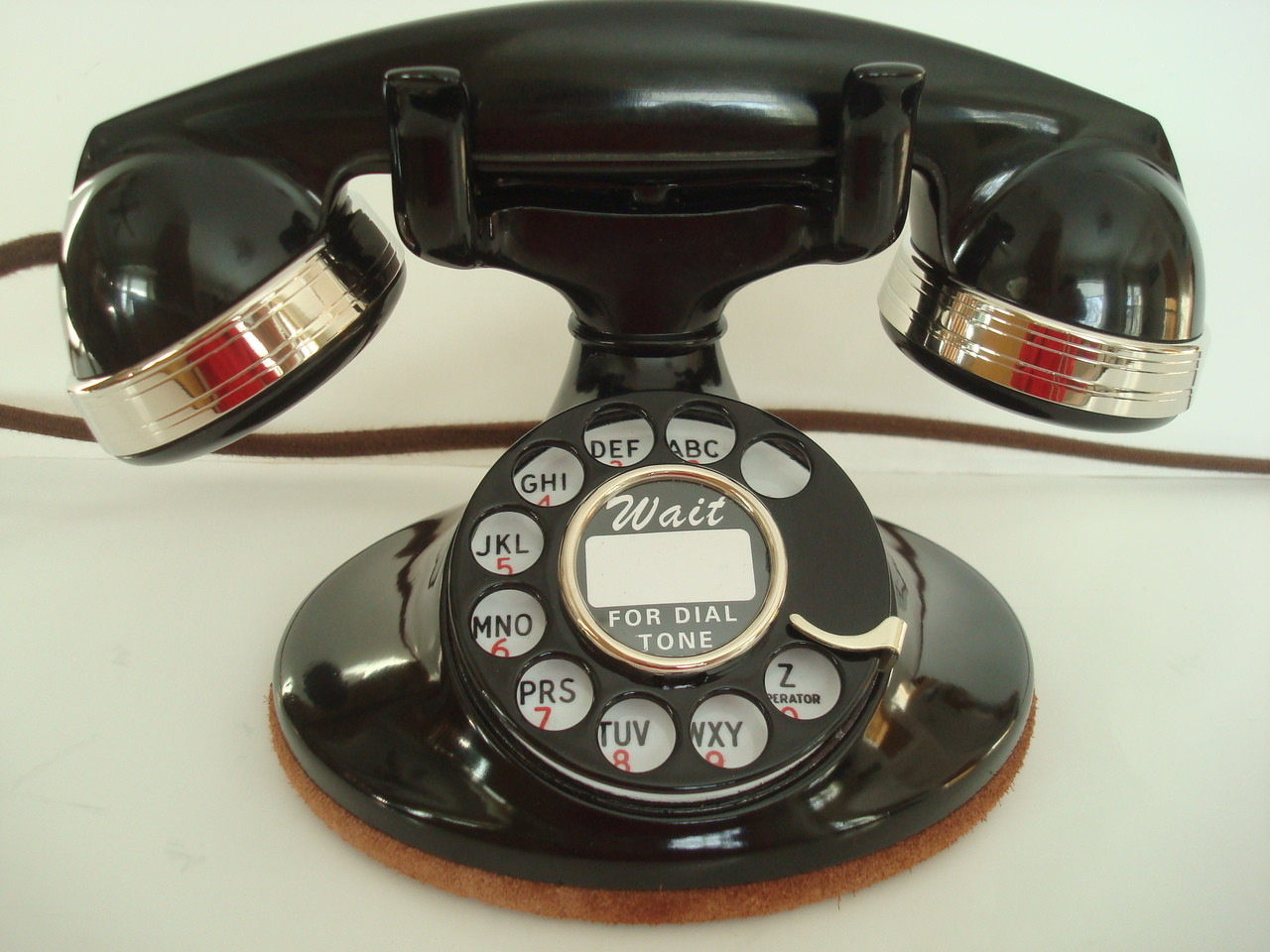 Western Electric F1 Bakelite handset complete went on the 302 and 202 ...