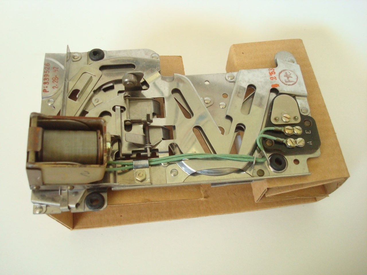 AE 3 slot payphone lead coin chute with quick disconnect wiring harness ...