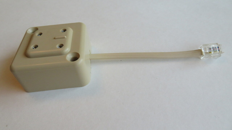 Antique telephone 4 prong jack to modular adapter so you can use your ...
