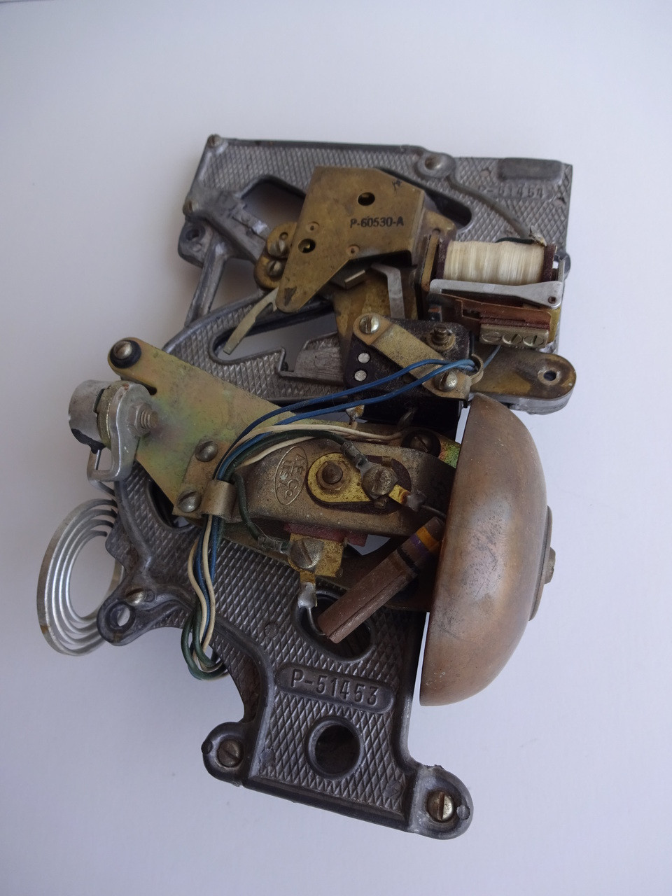AE 3 slot payphone lead coin chute with quick disconnect wiring harness ...