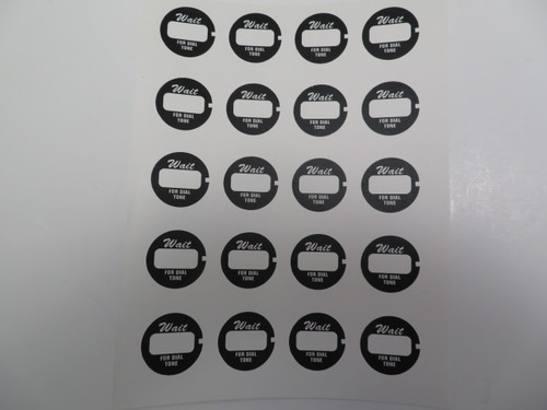 Western Electric dial number cards Script wait for the dial tone | Old ...