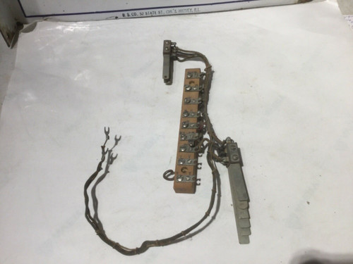 Gray wood terminal strip and switch hook assembly for 50G payphone ...
