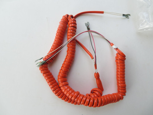 Orange Coil Handset cord for 500 , 2500 and 554 telephones made by ...