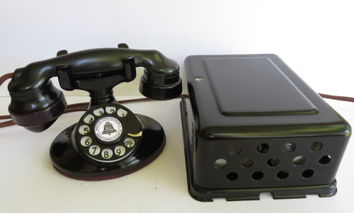 Western Electric 202 D1 telephone subscriber set with 634 Subset ringer ...