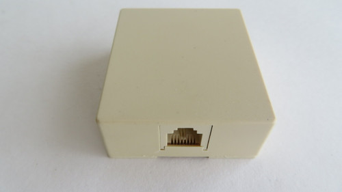 RJ11 6P4C RJ11 6P4C Telephone/Phone Line Ivory Modular Jack Surface ...