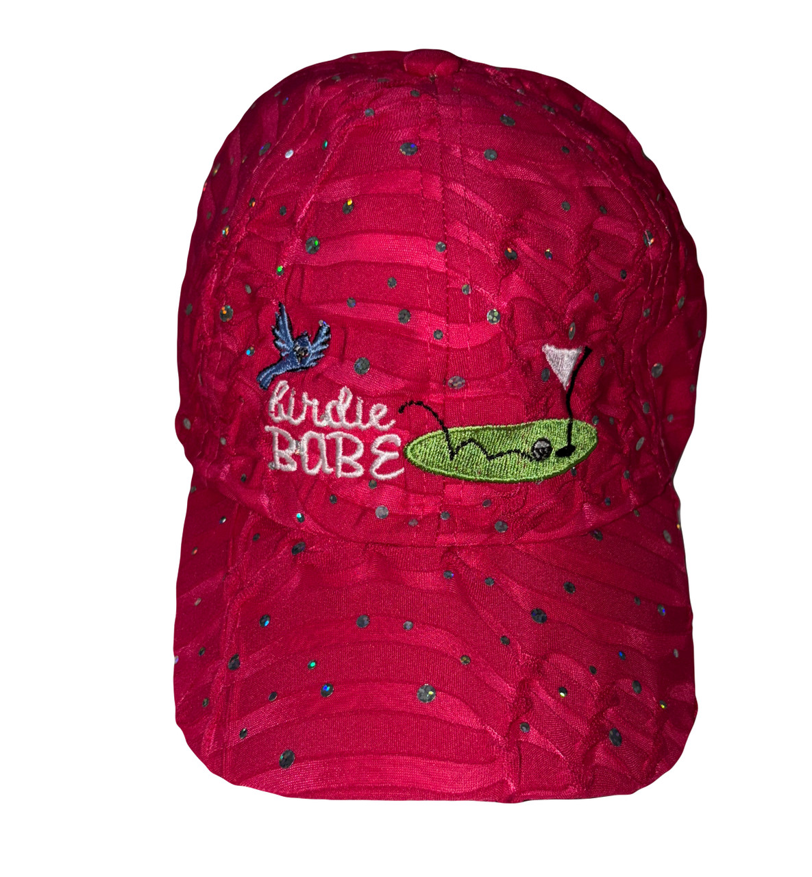 Birdie Babe Sequin Cap Pink - Birdie Babe Golf