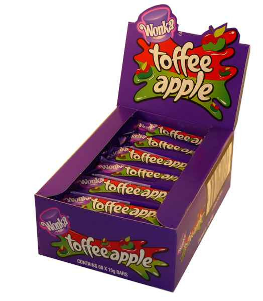 Wonka Toffee Apple Bars online at The Professors Online Lolly Shop (2074)