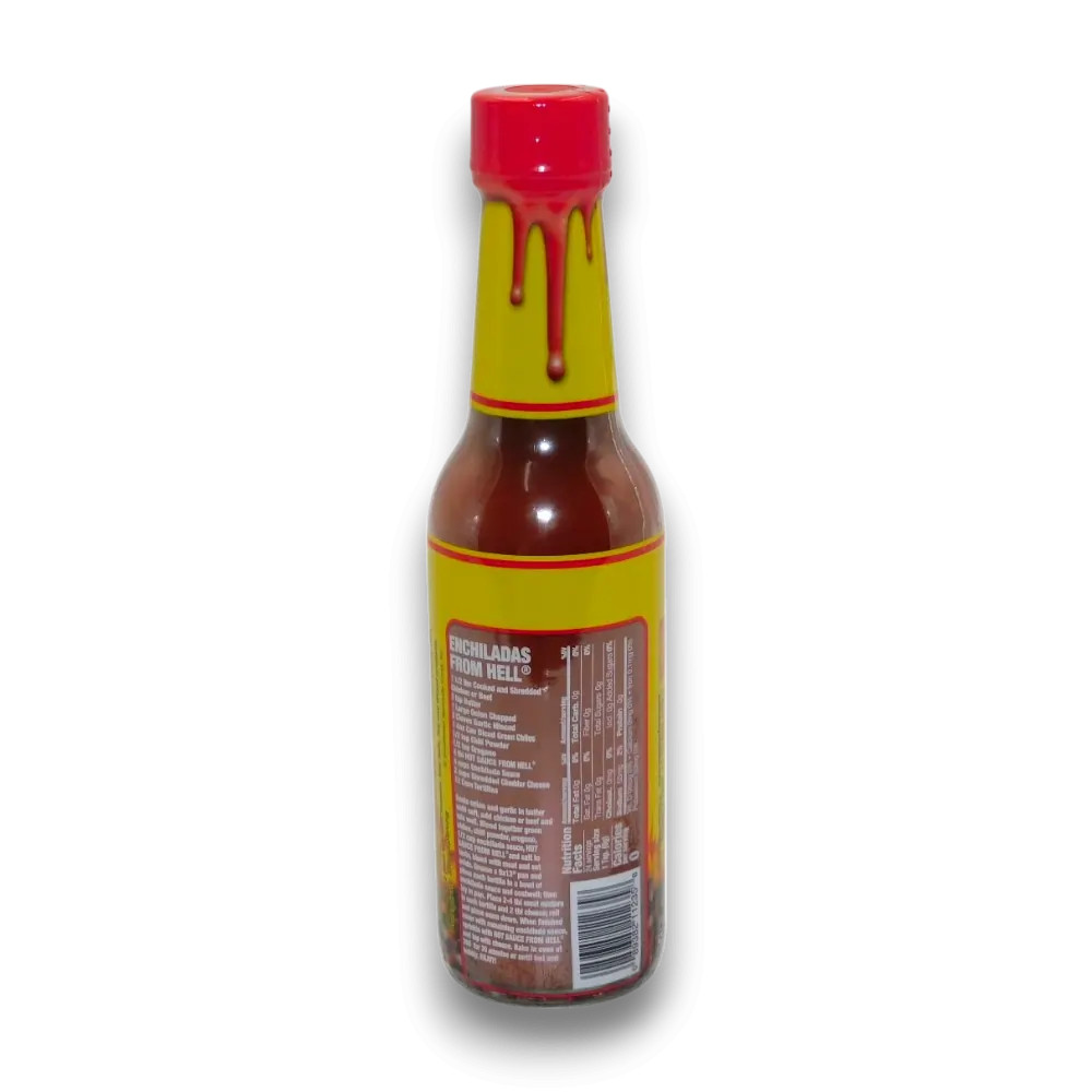 From Hell Habanero Hot Sauce 148ml Bottle - Extreme Heat