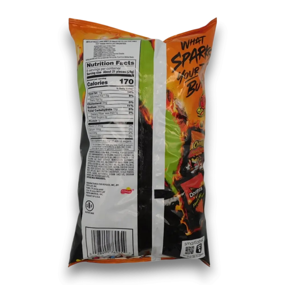 Cheetos Crunchy Flamin’ Hot Limón (227g Bag)