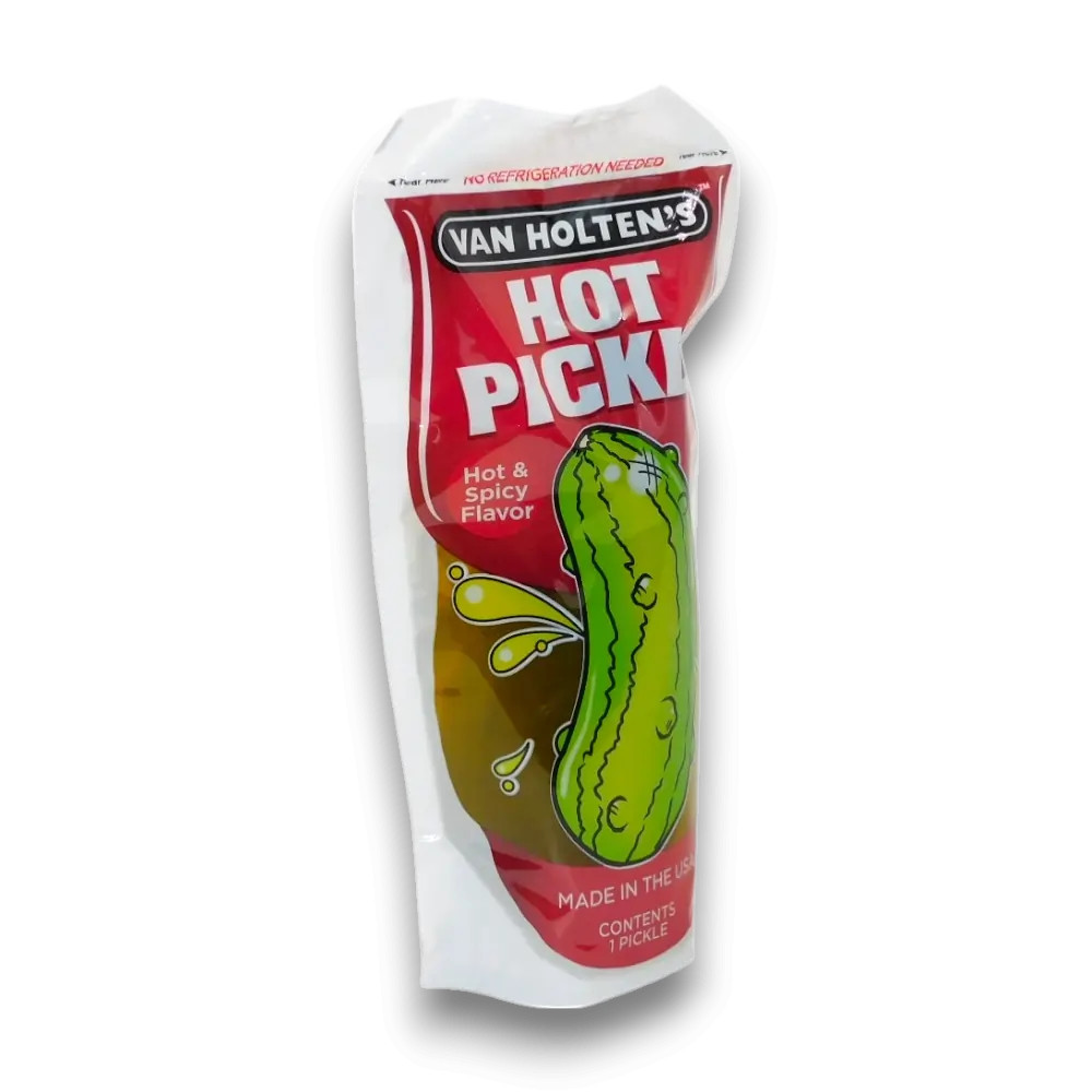 Van Holten’s Hot Pickle-in-a-Pouch | Spicy Dill Pickle