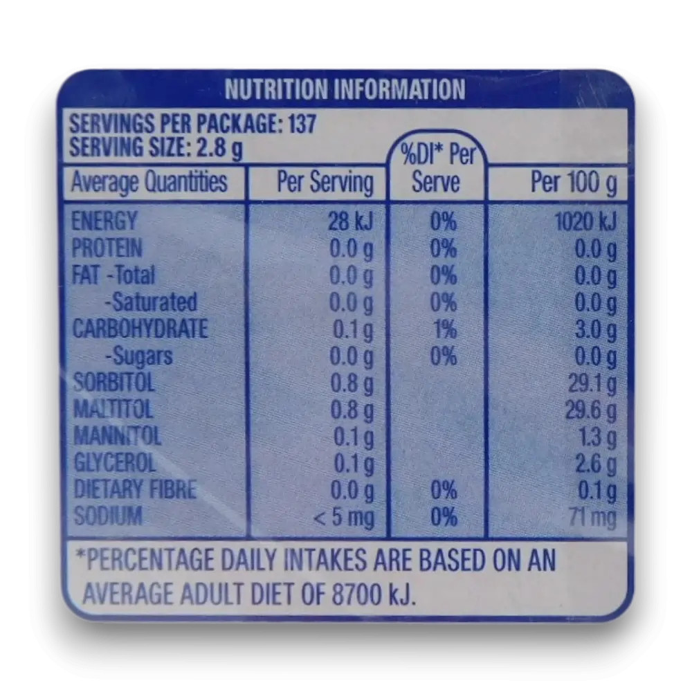 Extra Gum White Spearmint - Display Unit (6 x 64g)