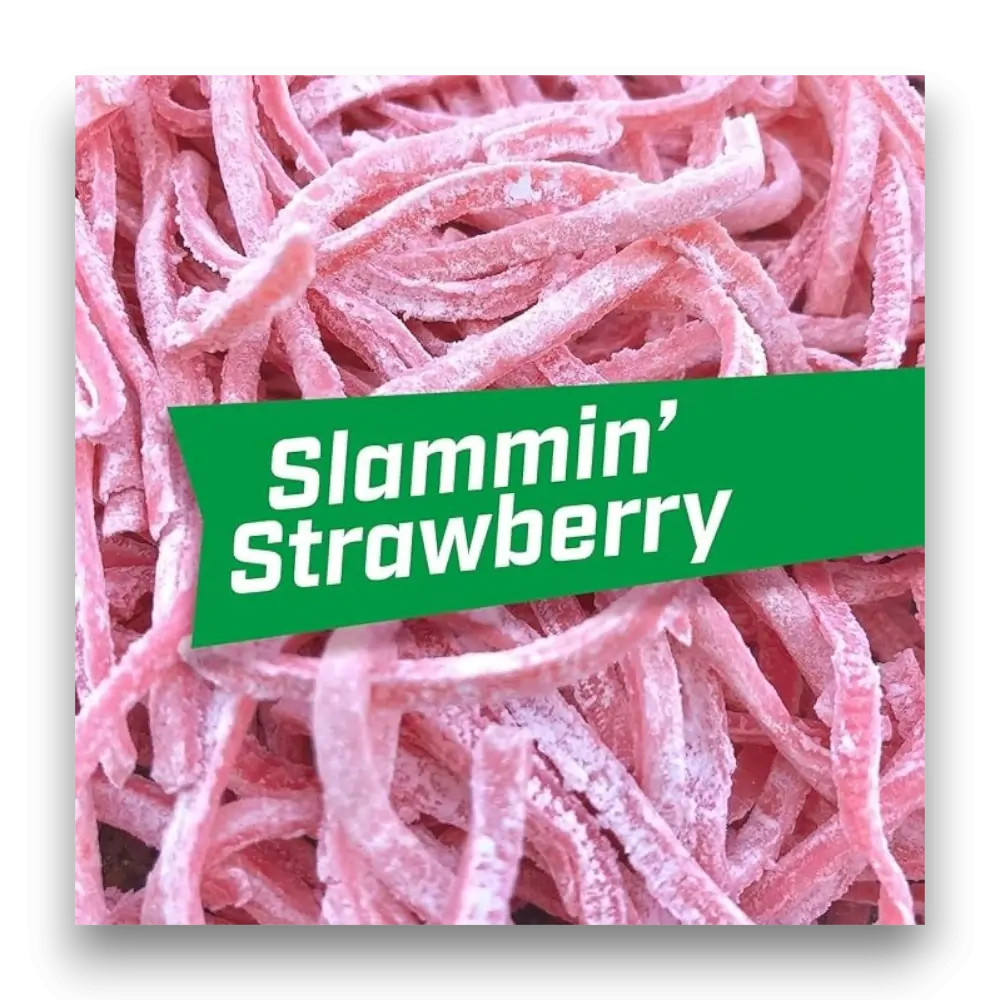 Big League Chew Slammin’ Strawberry Bubble Gum – 12 x 60g Box