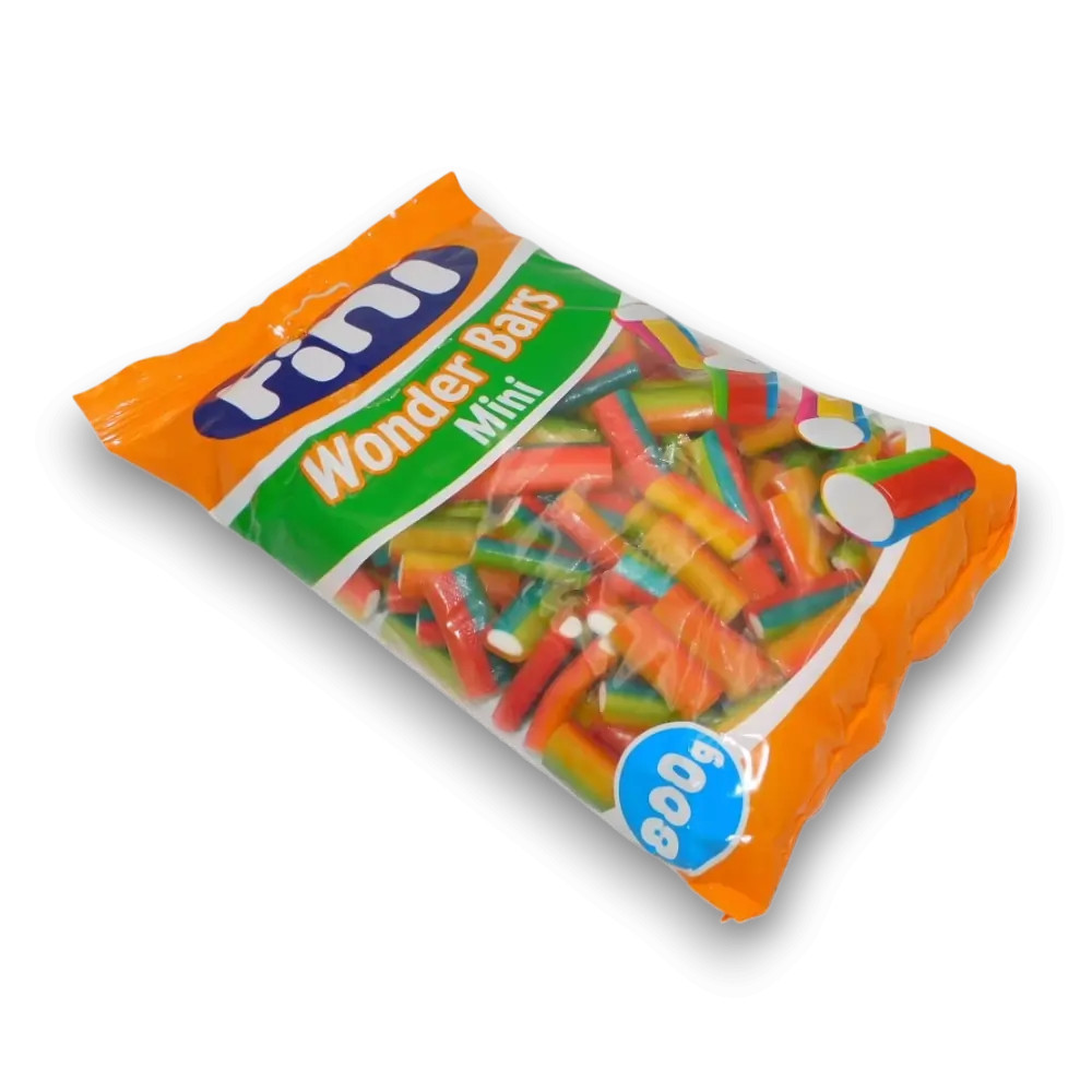 Fini Mini Wonder Bars Rainbow 800g Bag