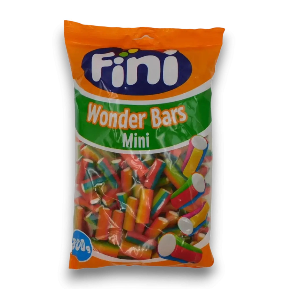 Fini Mini Wonder Bars Rainbow 800g Bag