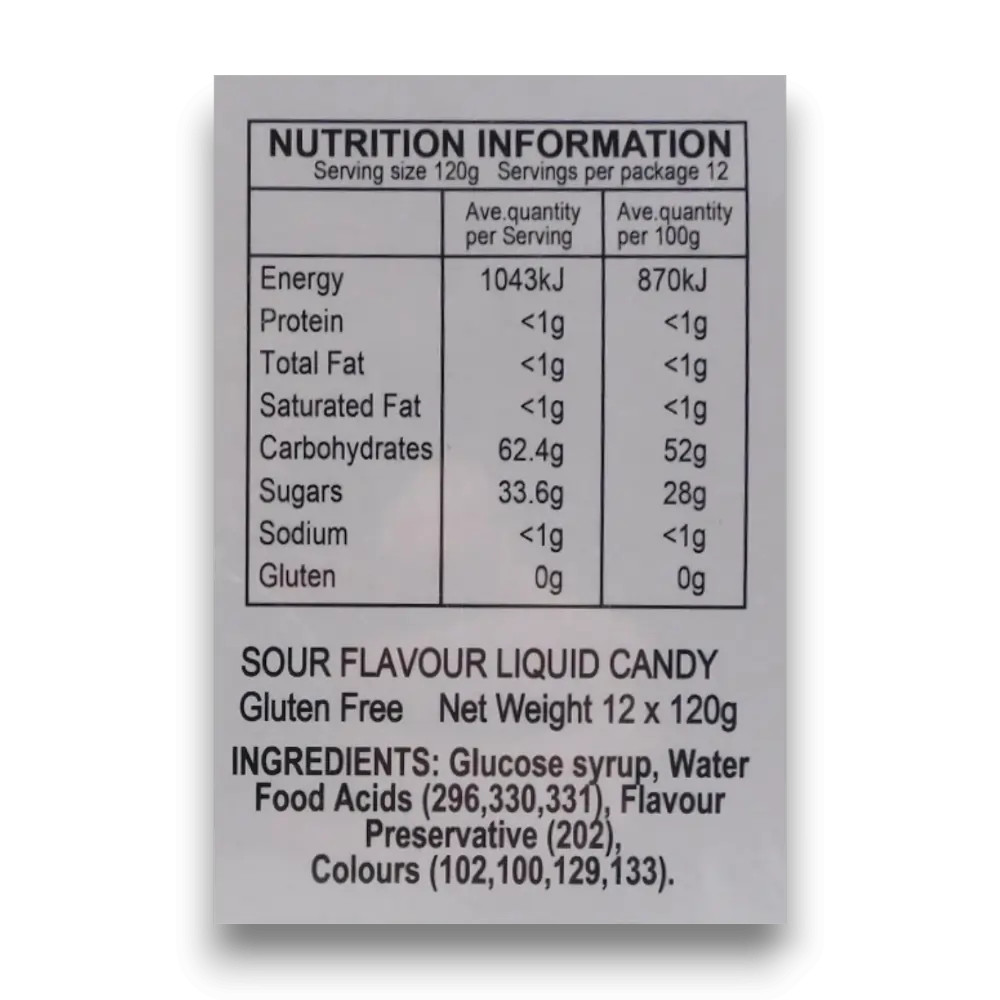 TNT Mega Sour Slime - Watermelon & Grape (12-pack)