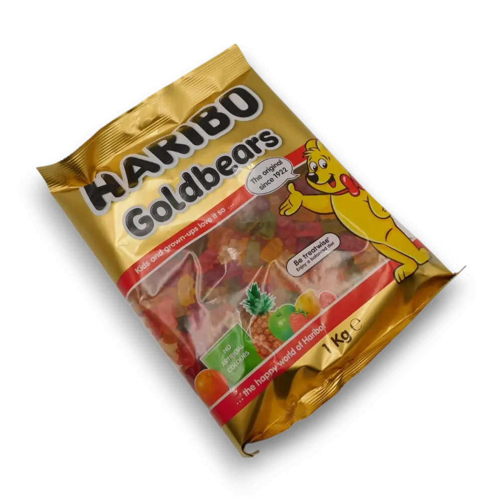 Haribo Gold Bears 1kg - Bulk Gummy Bears