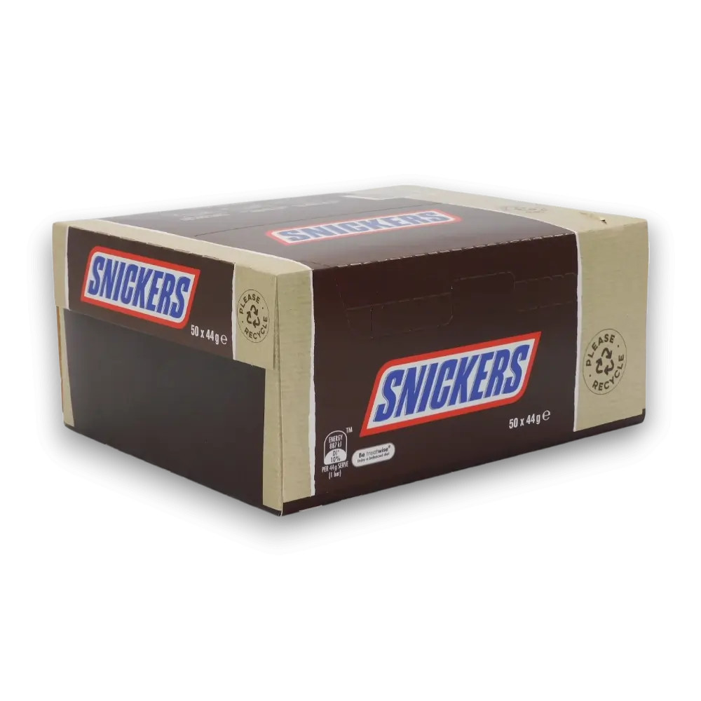 Snickers - Paper Wrap (50 x 44g Bars)