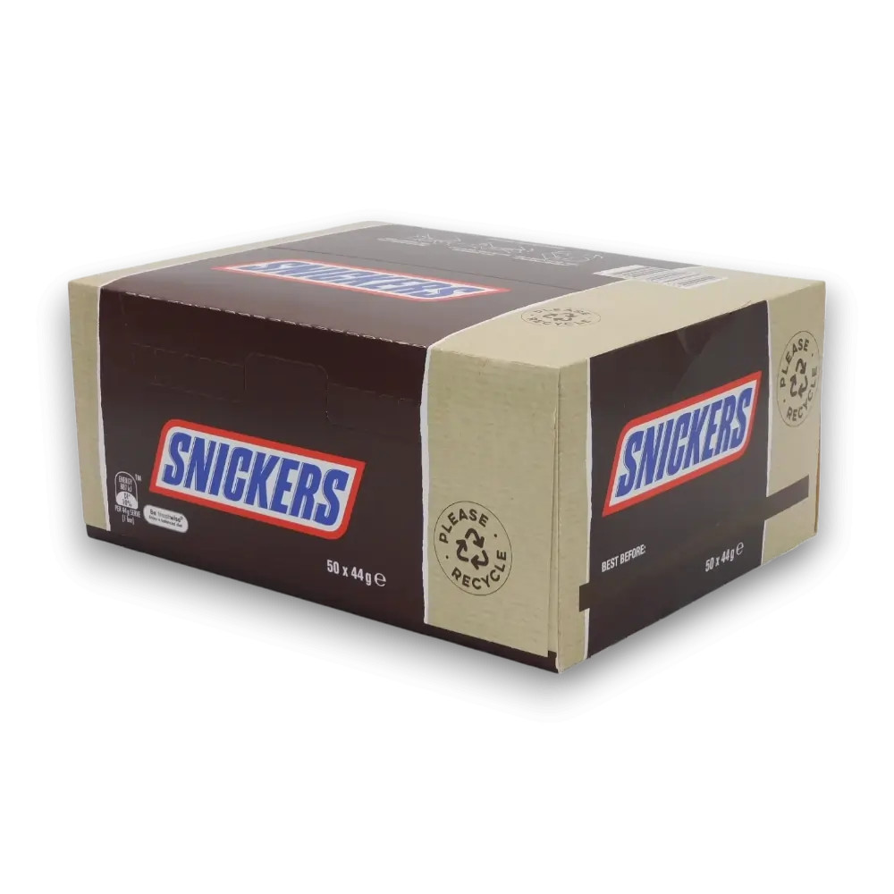 Snickers - Paper Wrap (50 x 44g Bars)