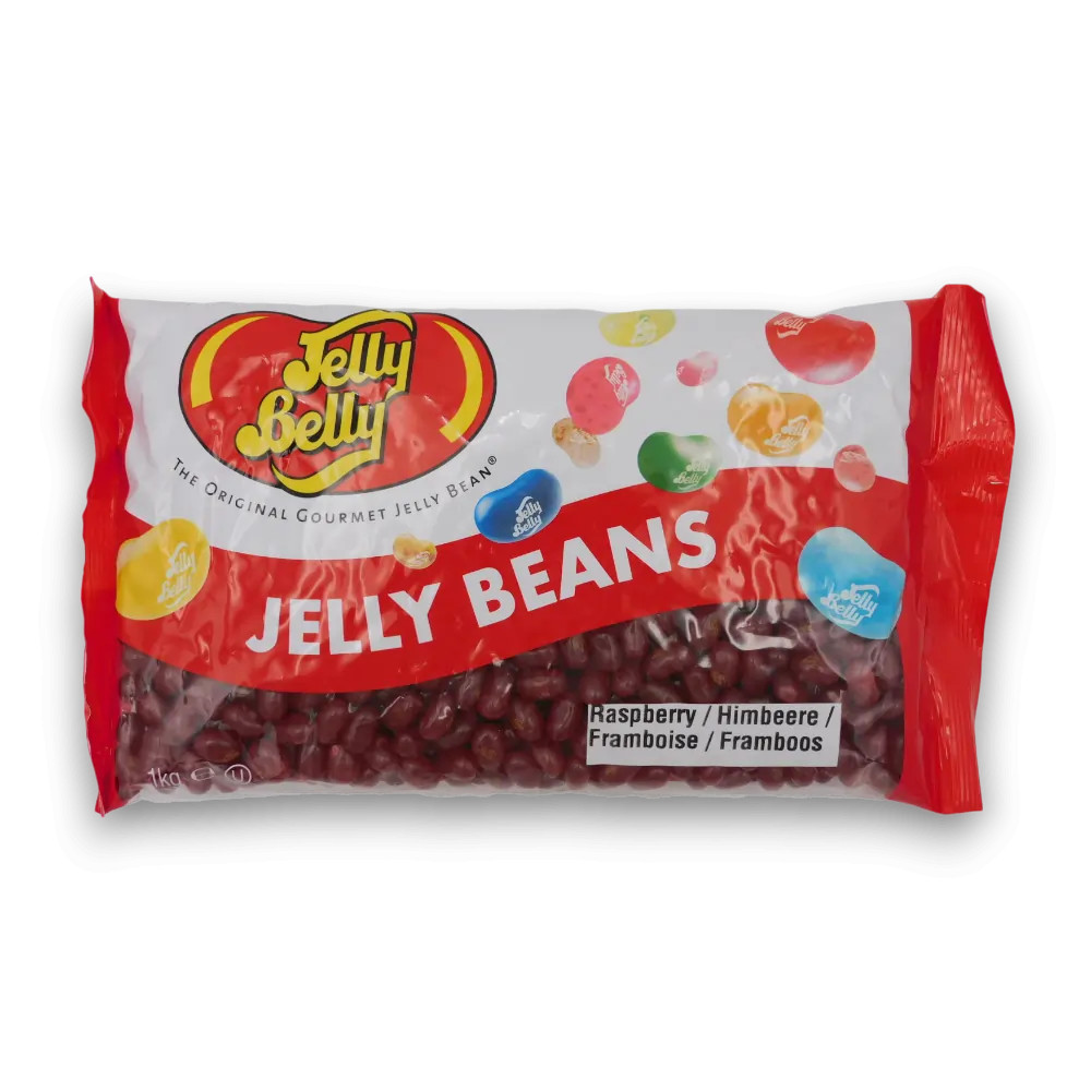 Jelly Belly - Gourmet Raspberry Jelly Beans (1kg Bag)