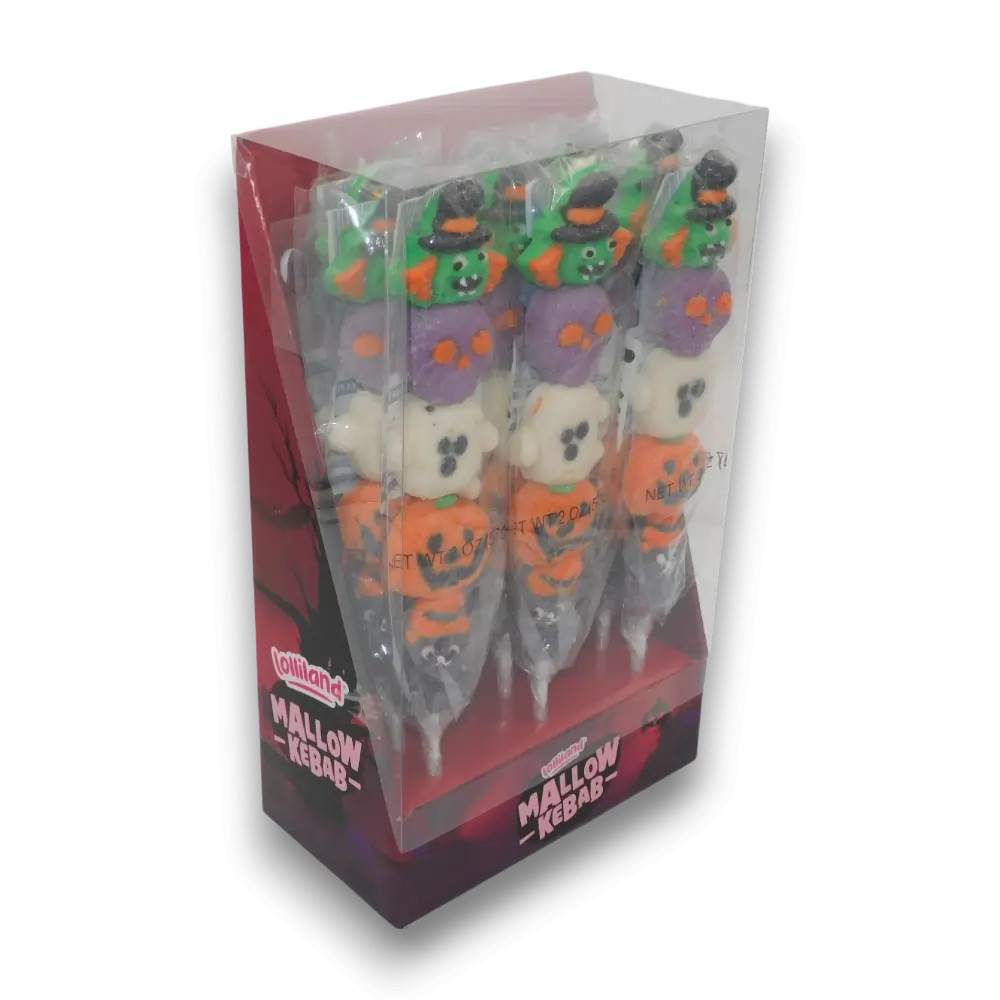 Lolliland Halloween Mallow Kebab (12 x 57g) | The Professors