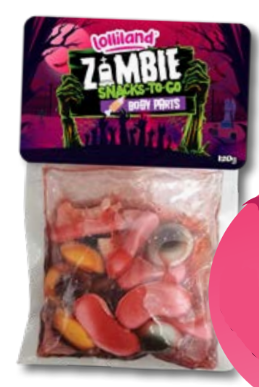 Lolliland Zombie Snack to Go - Body Parts - buy at The Professors ...
