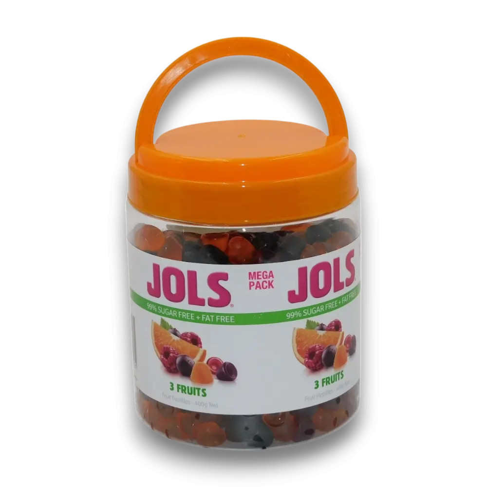 Jols Office Pack - 3 Fruit Pastilles 400g Jar