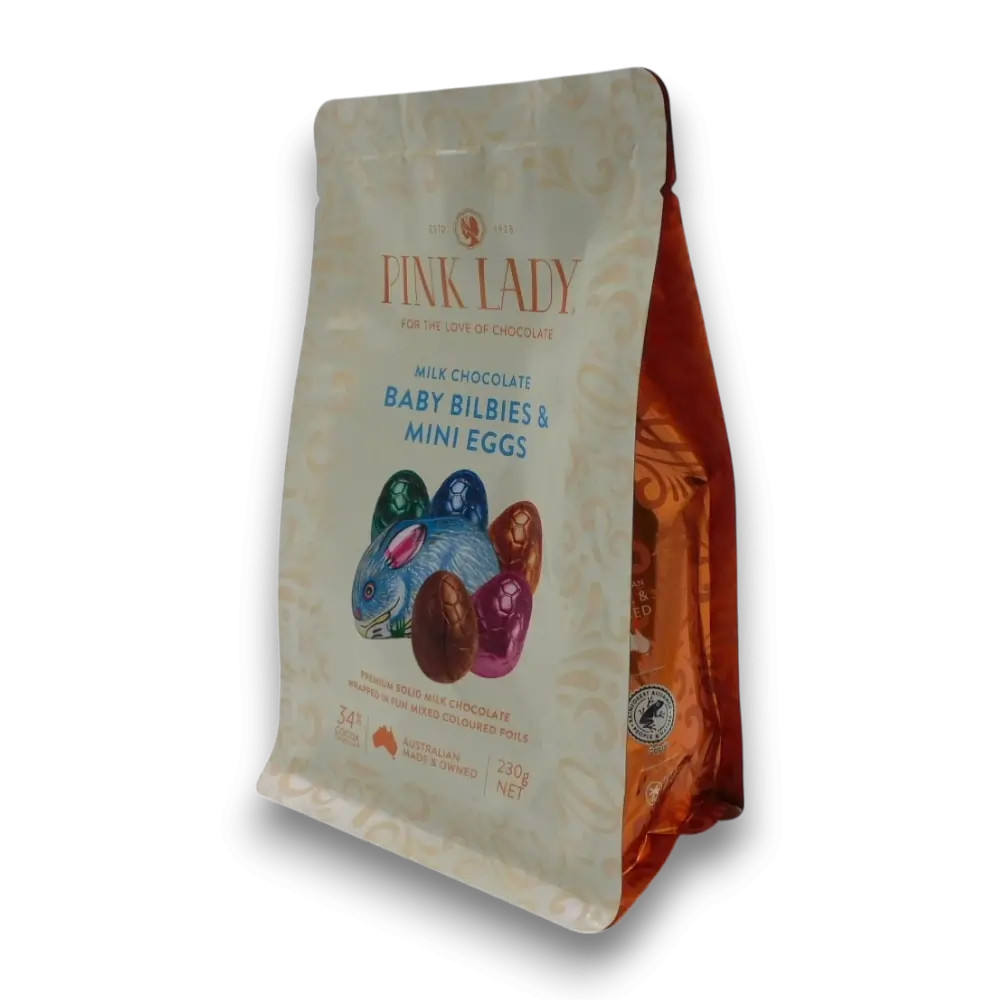 Pink Lady Baby Bilby & Mini Chocolate Eggs 230g