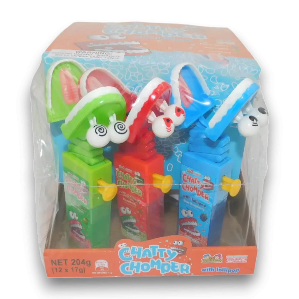 Chatty Chomper with Lollipop (12 x 17g) | Buy Online