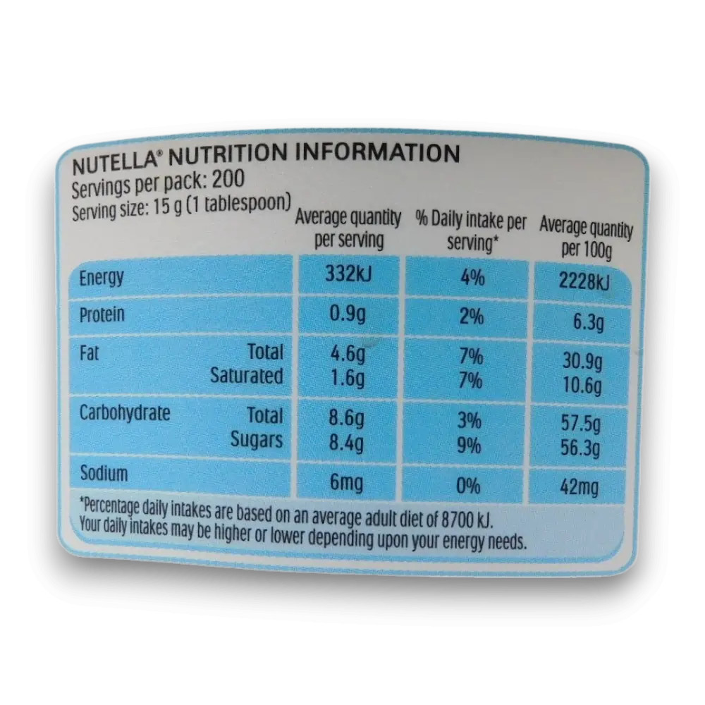 Nutella (3kg Tub) – Bulk Hazelnut Spread for Food Service