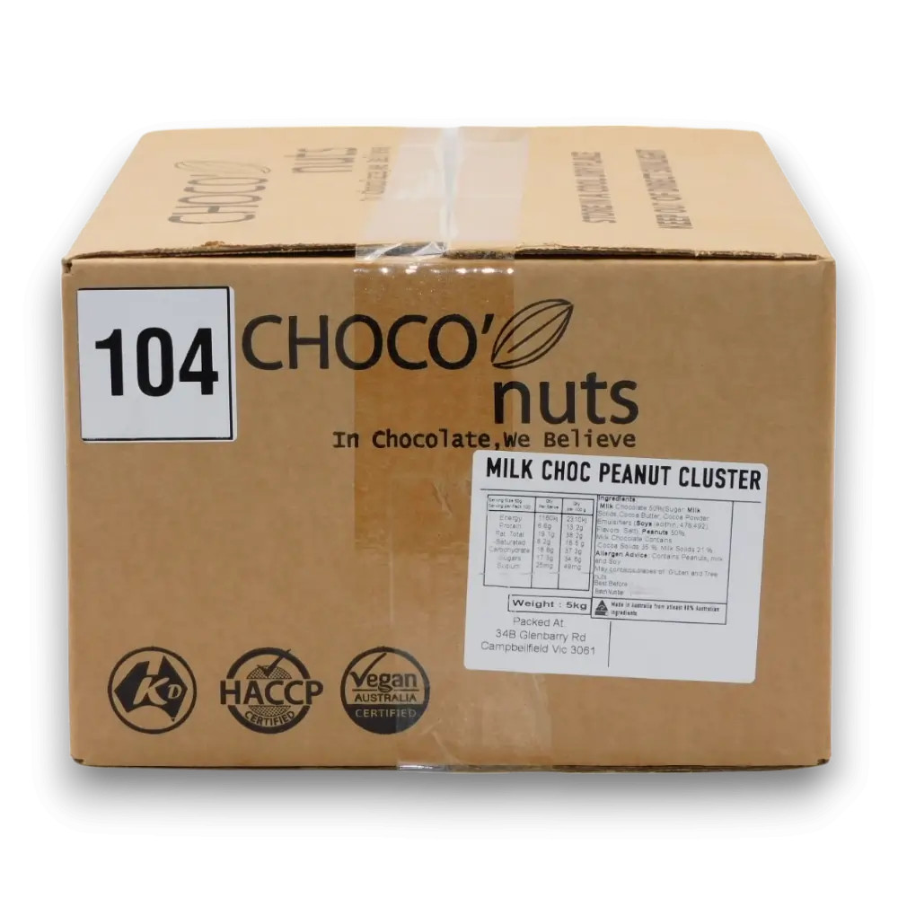 Milk Chocolate Peanut Cluster 5kg Box