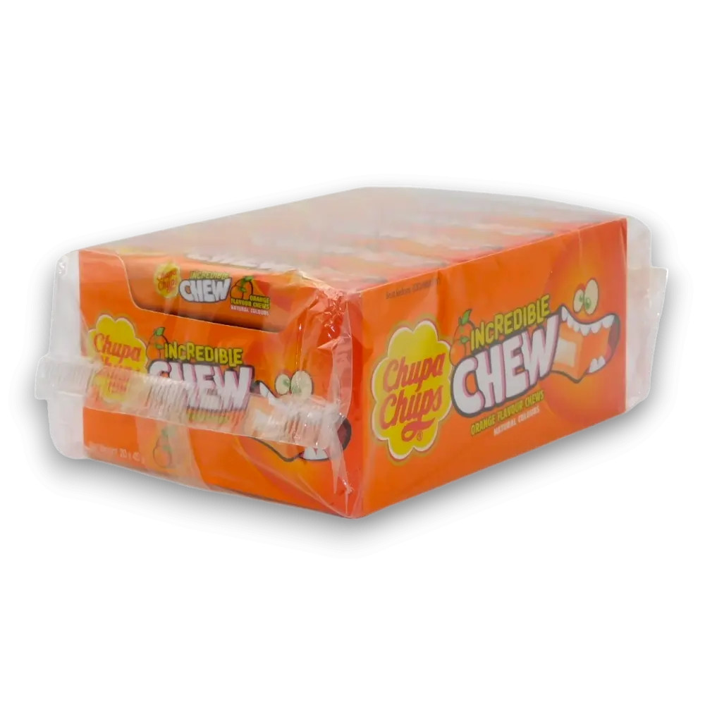 Chupa Chups Incredible Chew Orange 20x45g