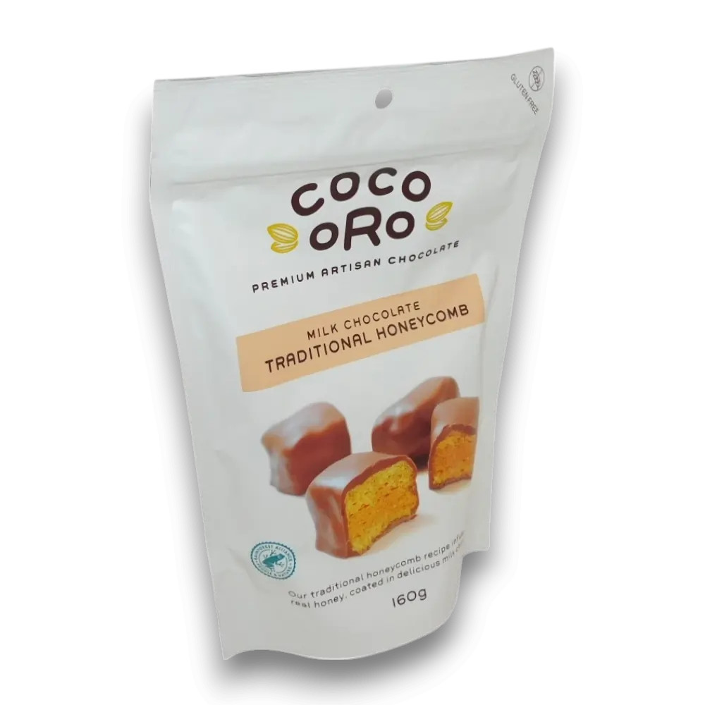 Coco Oro Milk Chocolate Honeycomb 160g