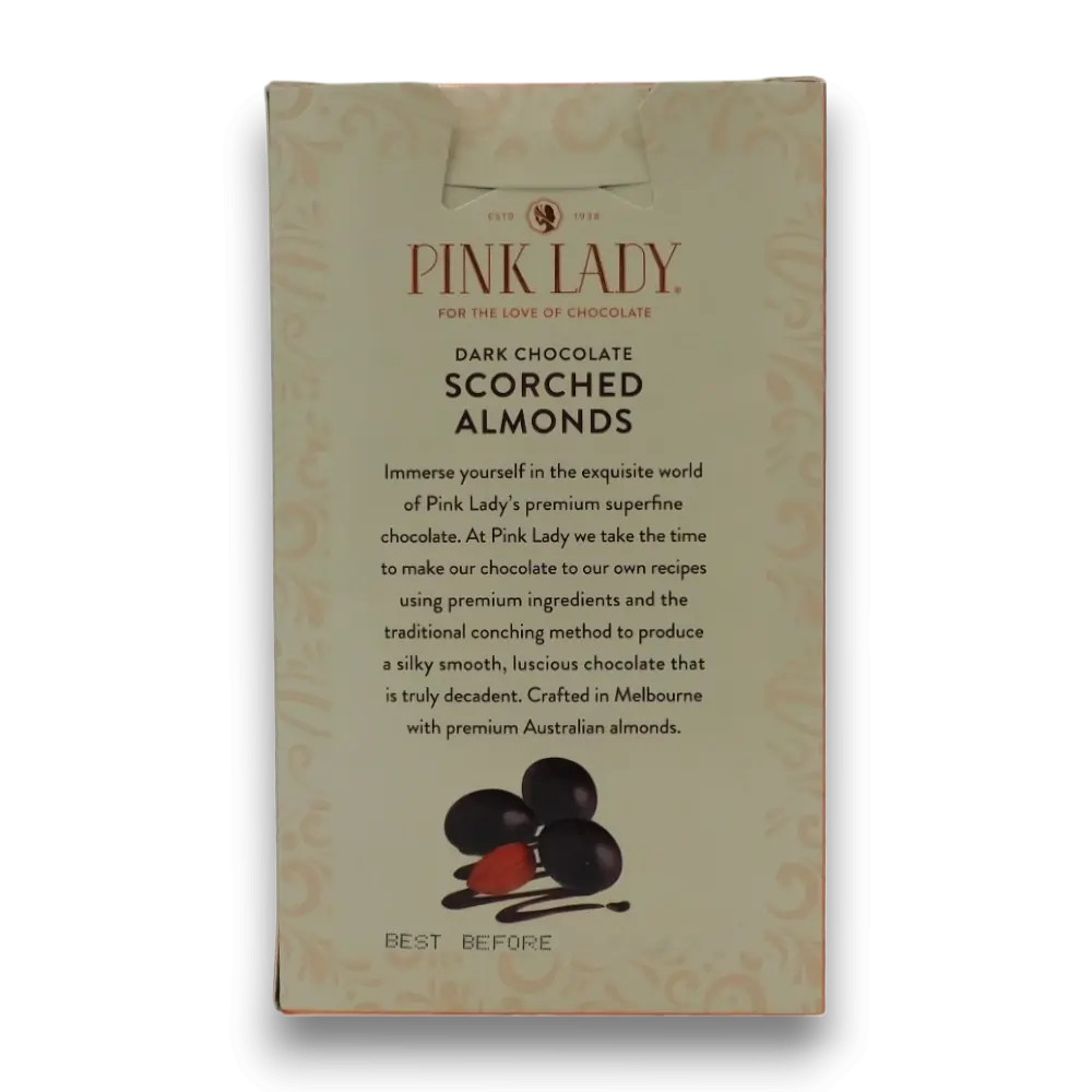 Pink Lady - Scorched Almonds - Dark Chocolate (200g box)