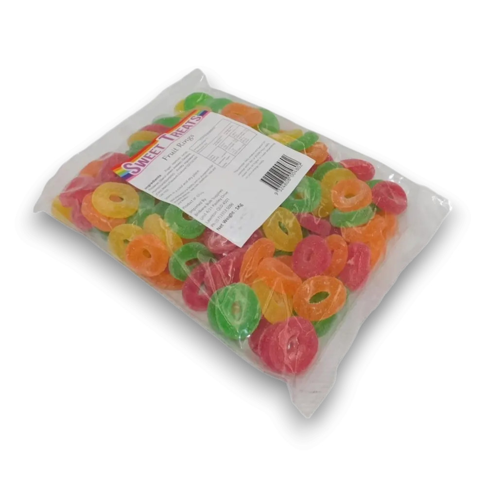 Sweet Treats - Fruit Rings (1kg bag)