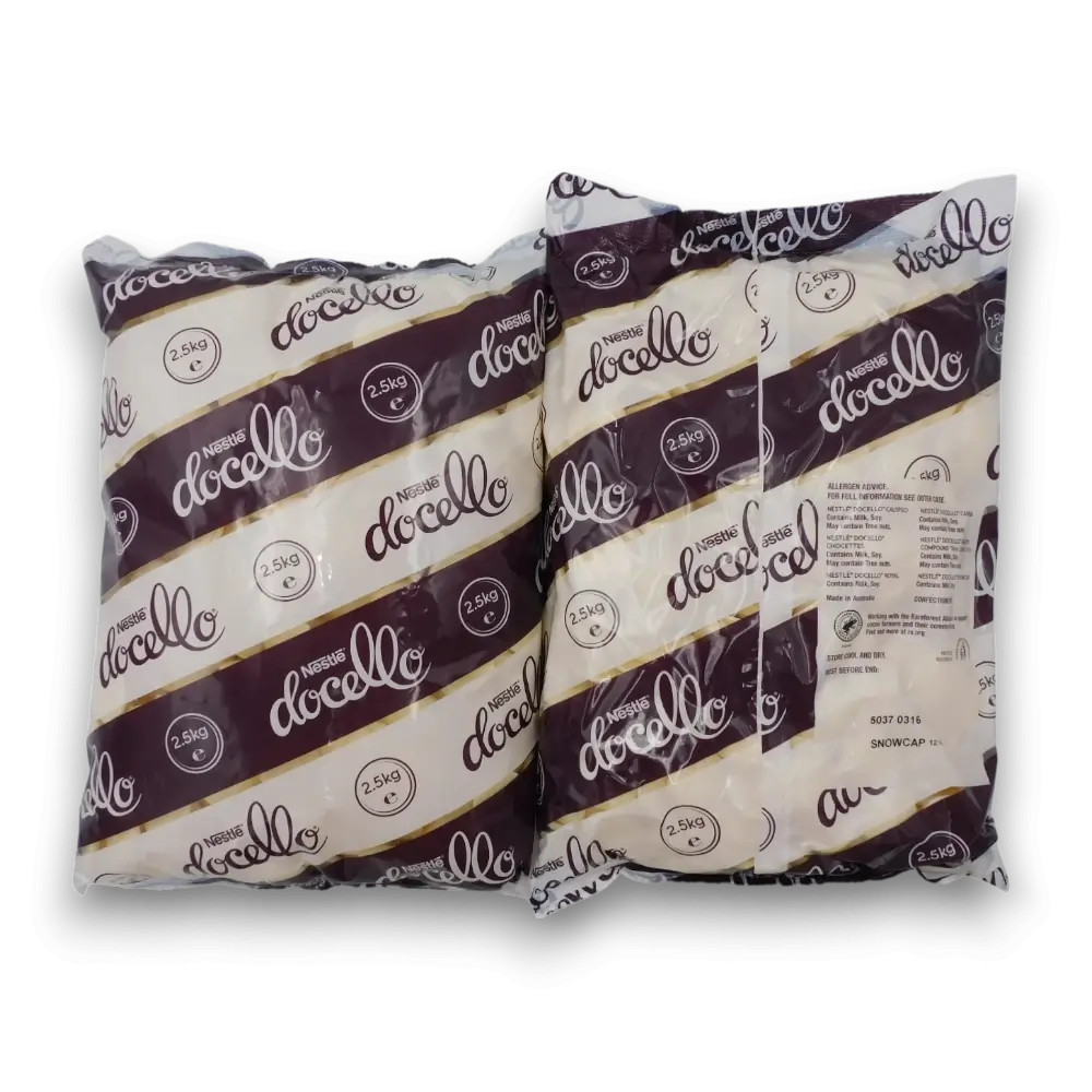 Snowcap White Chocolate Buttons 5kg – Nestlé Docello