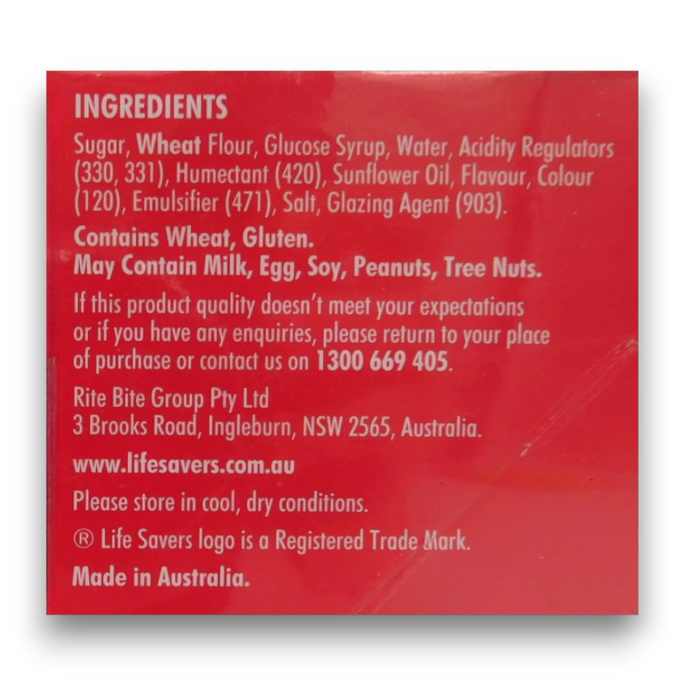 Life Savers - Twisters - Raspberry (Display unit | ~77 x 13g pcs)