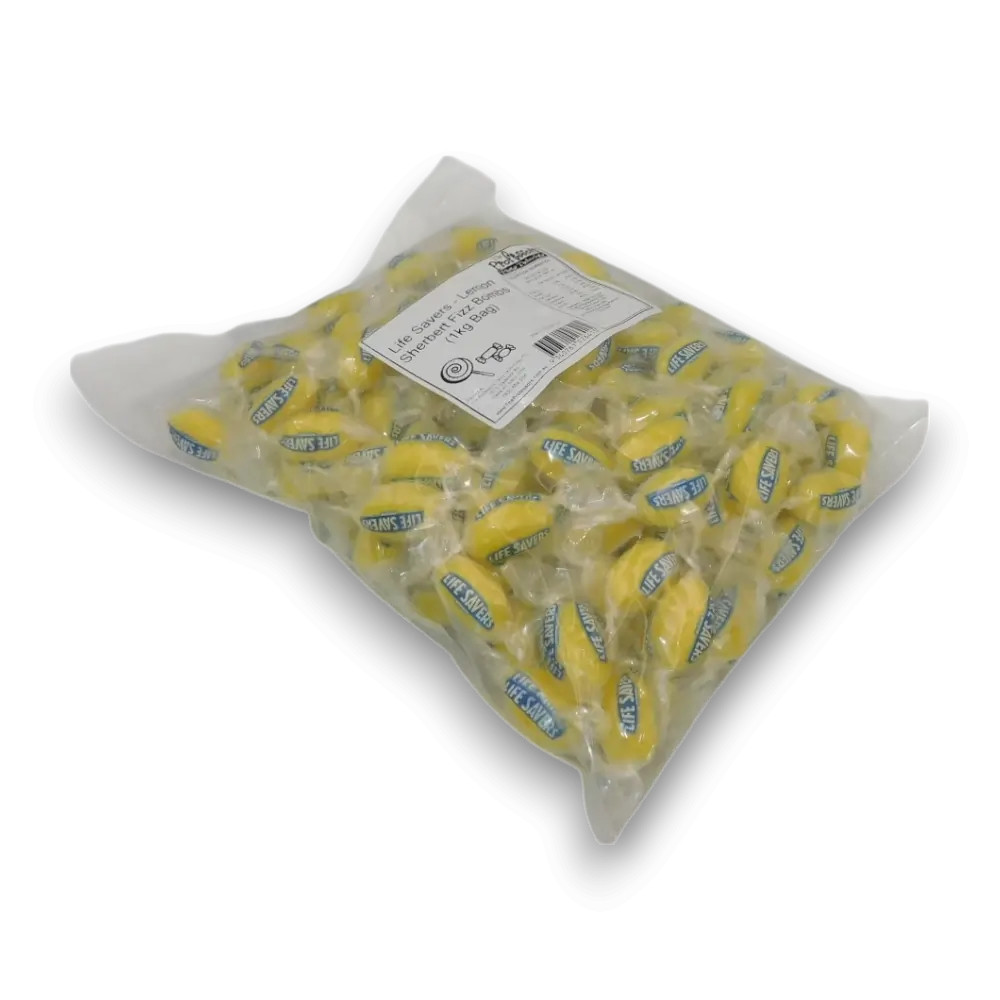 Life Savers Lemon Sherbert Fizz Bombs 1kg Bag