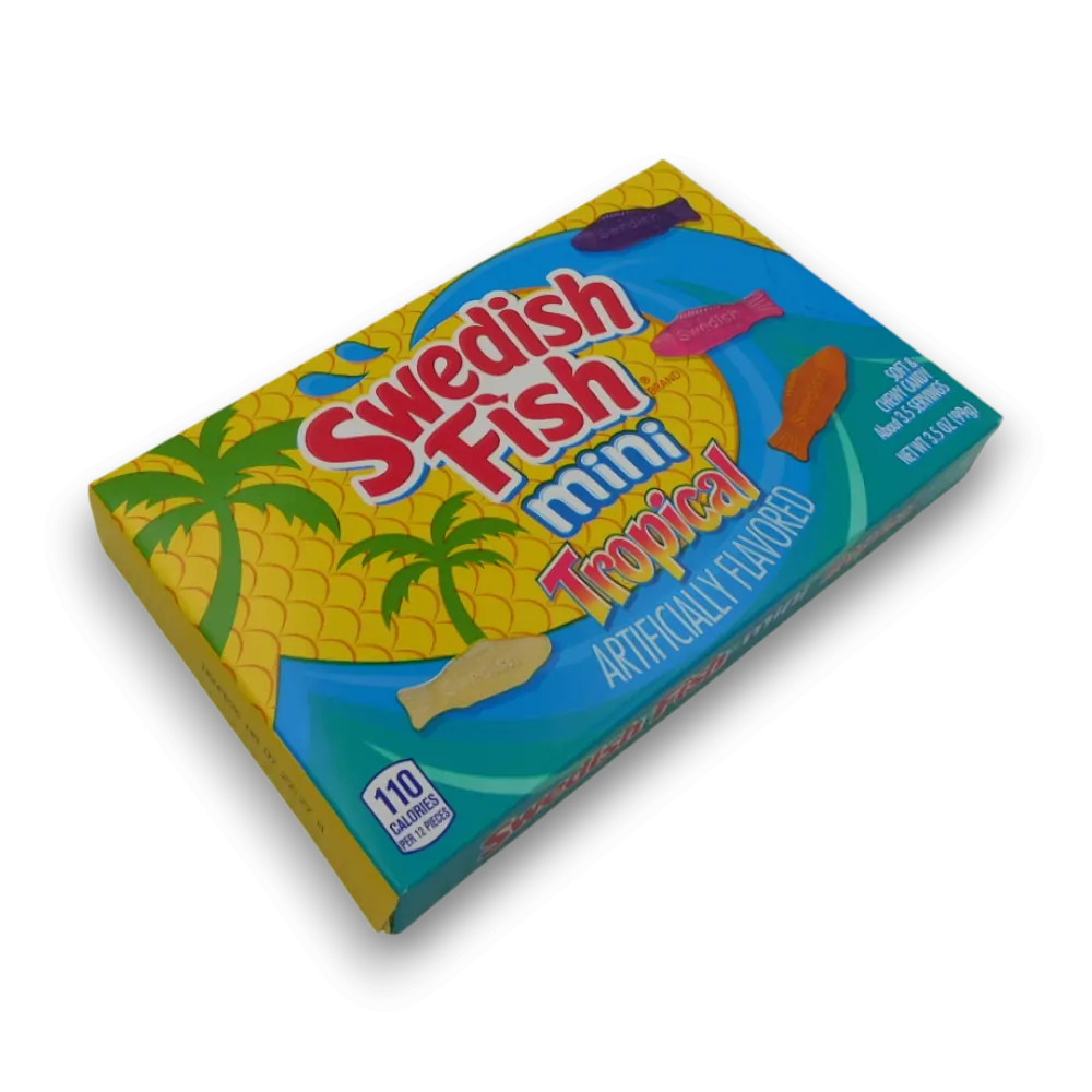 Swedish Fish - Mini Tropical (99g theatre box)
