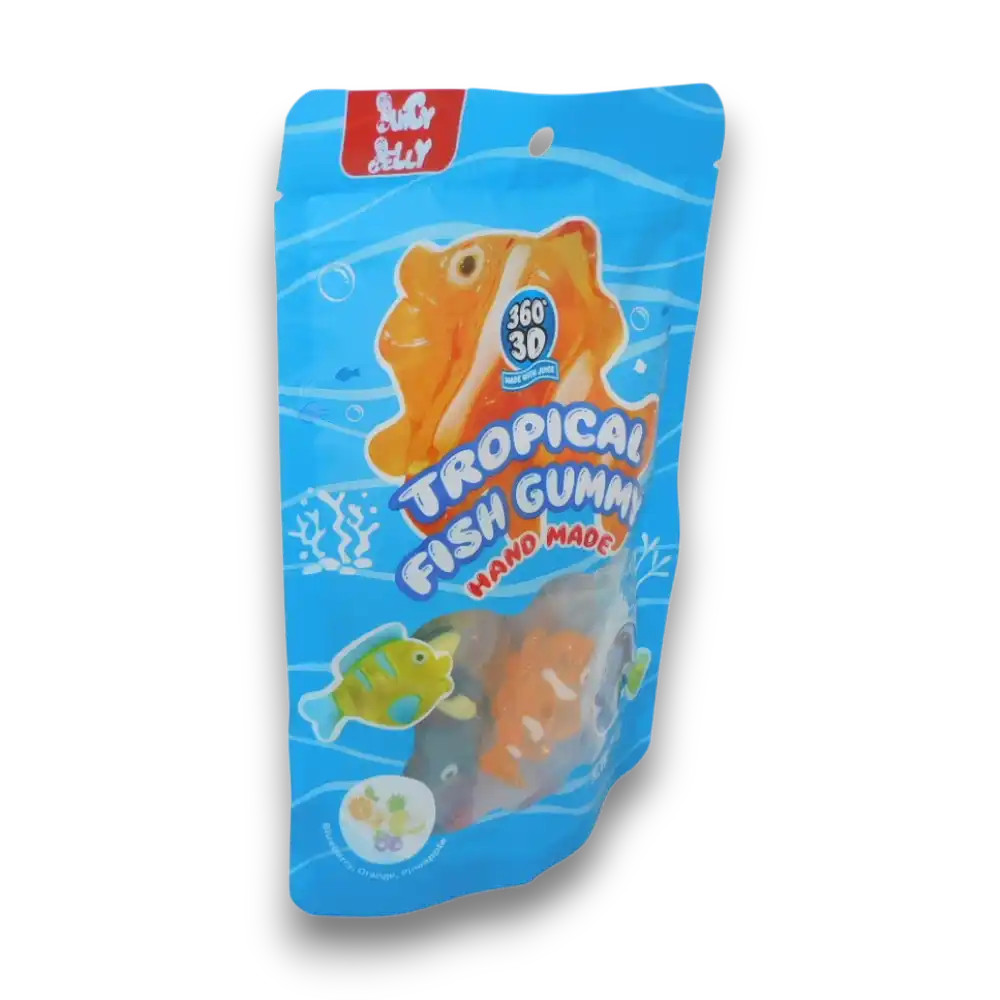 Juicy Jelly - 3D Tropical Fish Gummy Candy (100g bag | ~10 x 10g pcs)