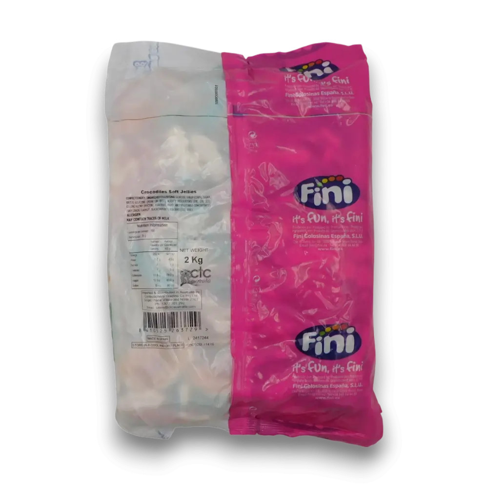 Fini - Soft Jellies - Crocodiles (2kg bag)