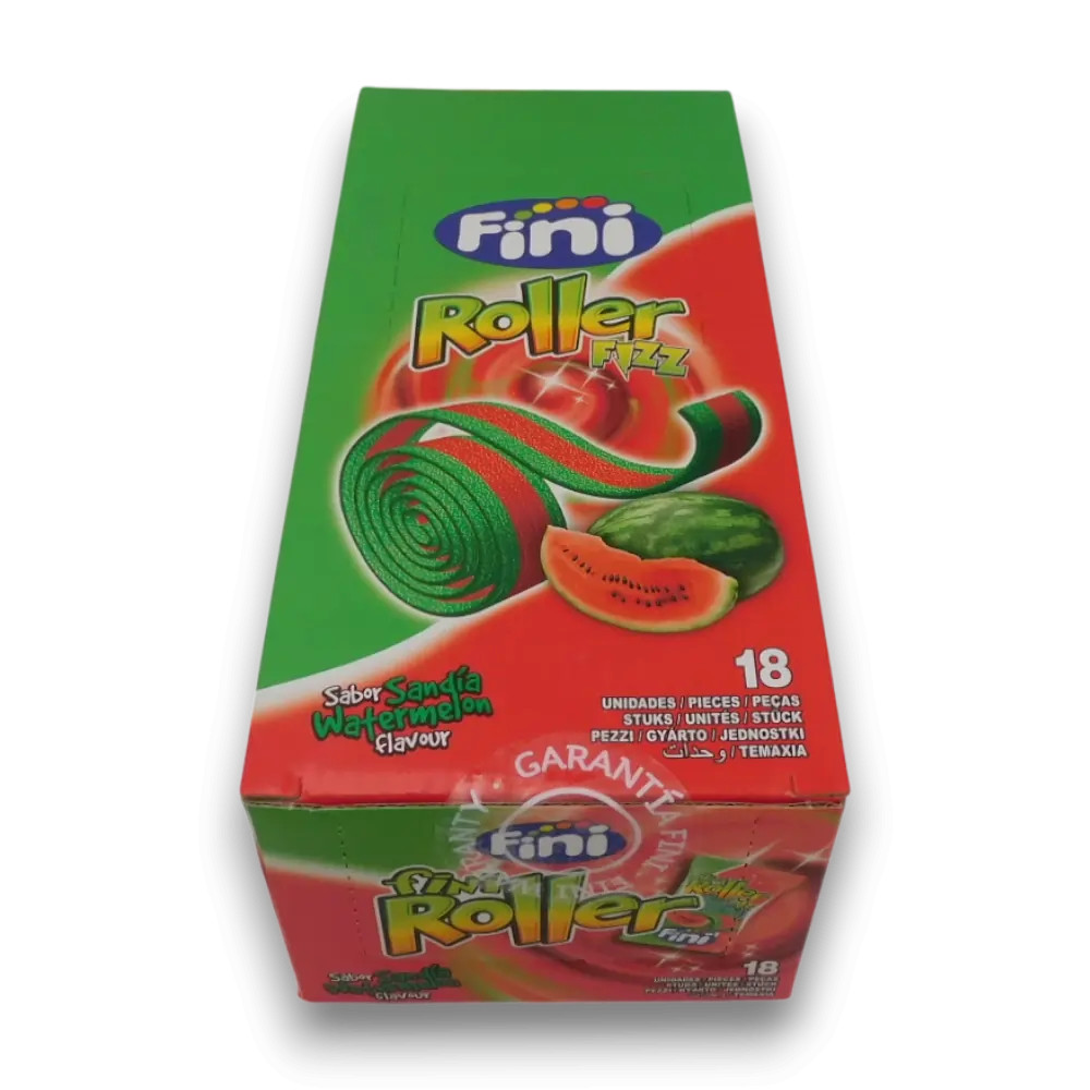 Fini - Roller Fizz - Watermelon Flavour (Display unit | 18 x 20g packs)