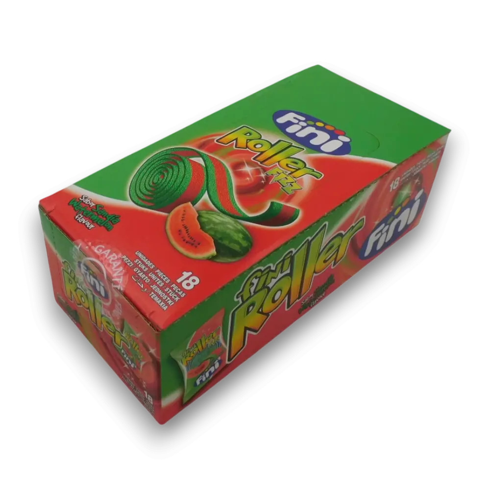 Fini - Roller Fizz - Watermelon Flavour (Display unit | 18 x 20g packs)