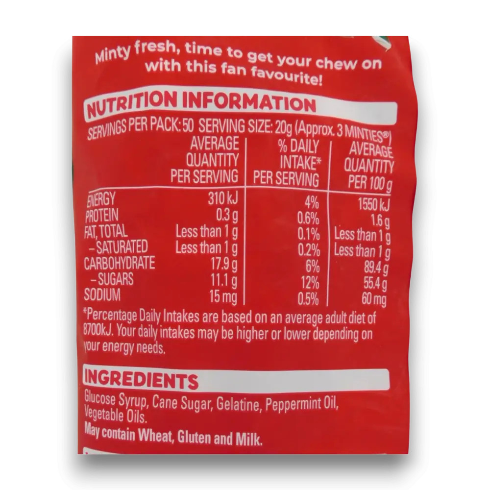 Allens - Minties (1kg bag | ~150 x 6.6g pcs)