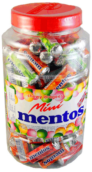 Mini Mentos - purchase at The Professors Online Lolly Shop (1921)
