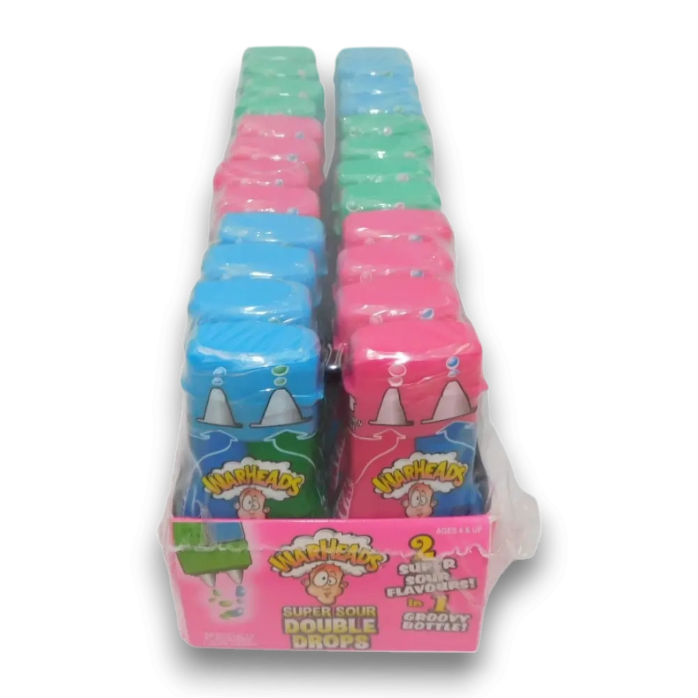 Warheads Double Drops Sour Candy (24 Dropper Display)