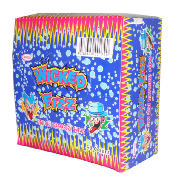 Wicked Fizz - Blue Raspberry - purchase at The Professors Online Lolly ...