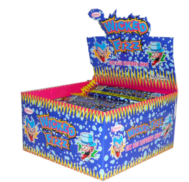 Wicked Fizz - Blue Raspberry - purchase at The Professors Online Lolly ...