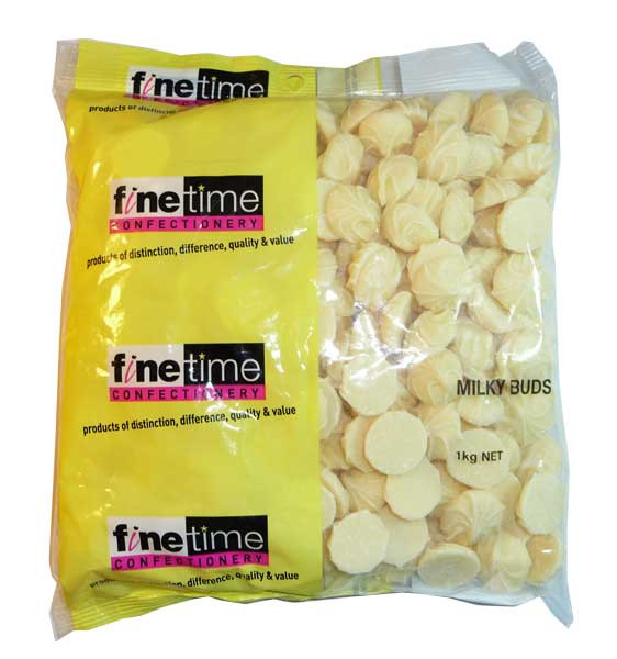 Get Finetime Milky Buds at The Professors Online Lolly Shop (2249)