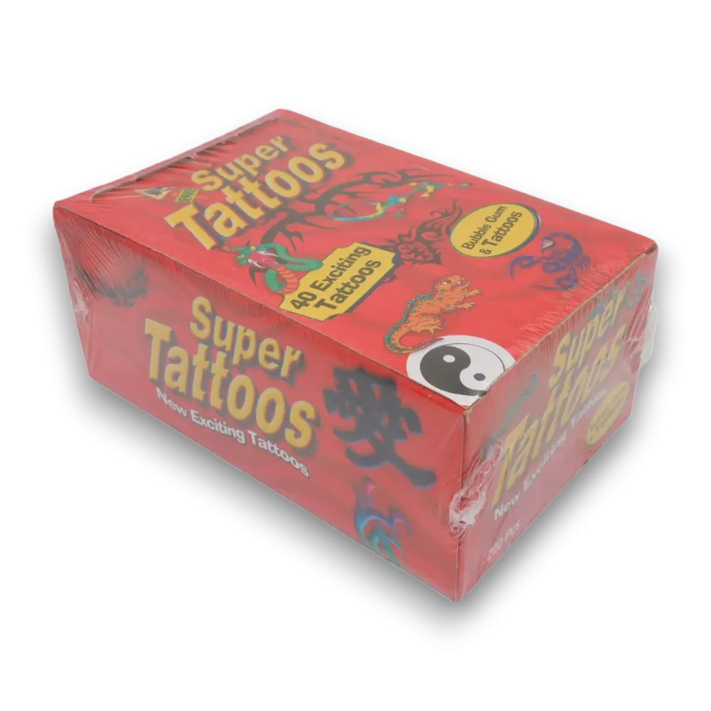 Super Tattoos Bubble Gum with 200 Pieces | Buy Online