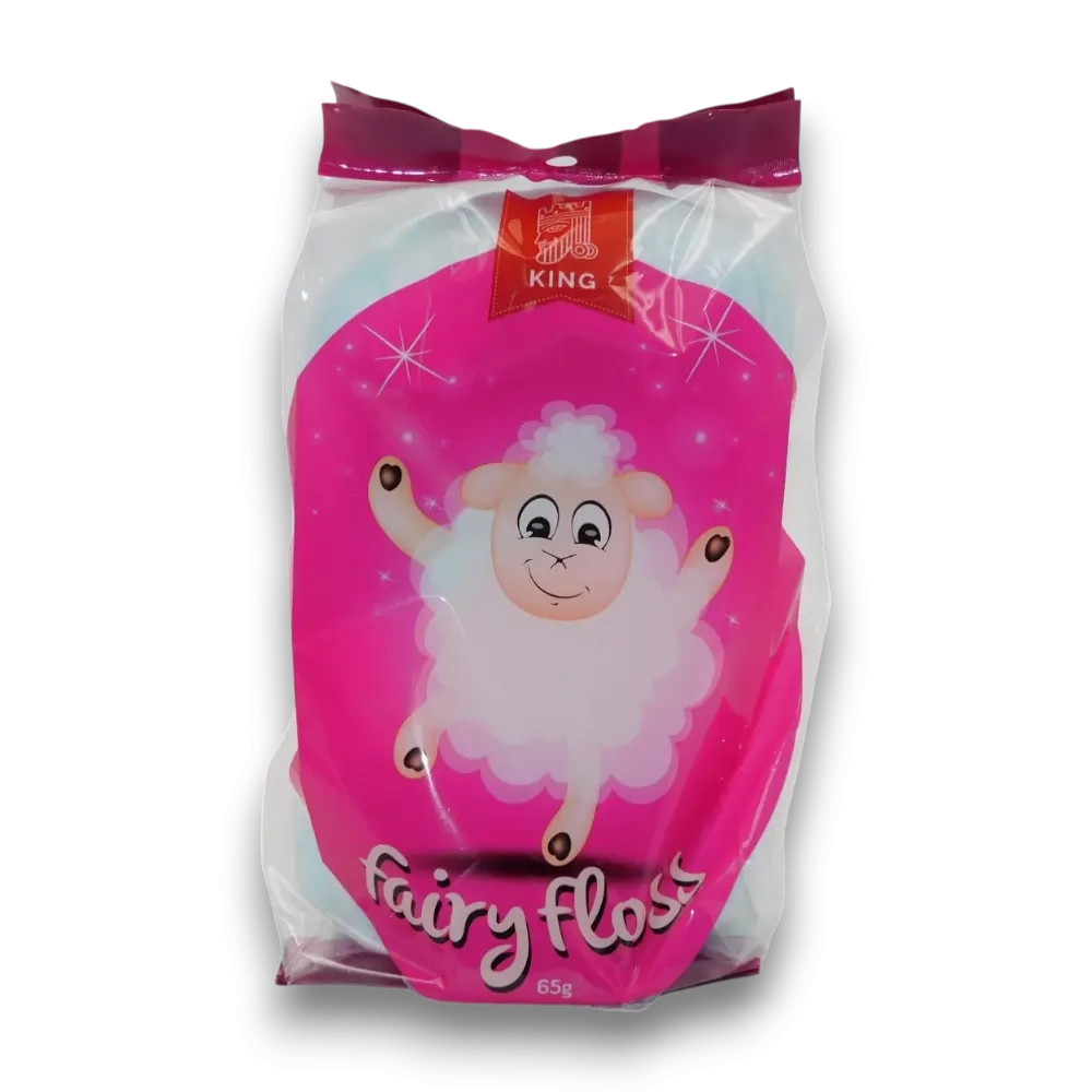 The Fairy Floss King - Multicolour Fairy Floss (65g Bag)